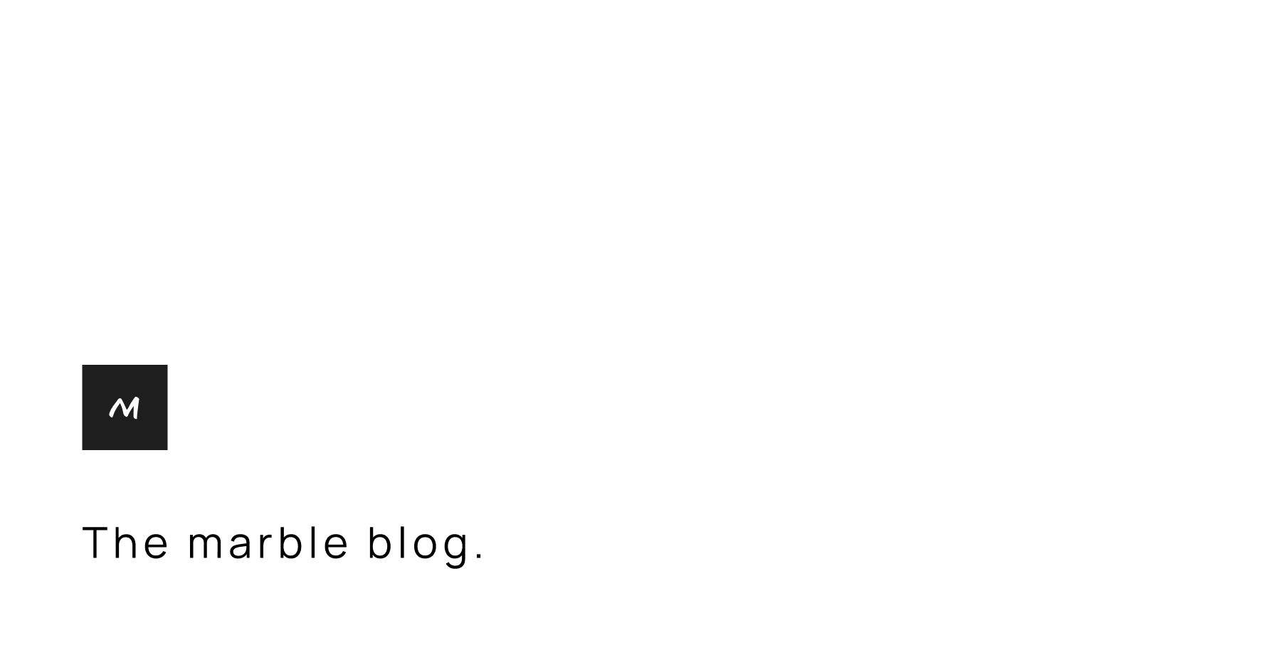 Blog - Marble